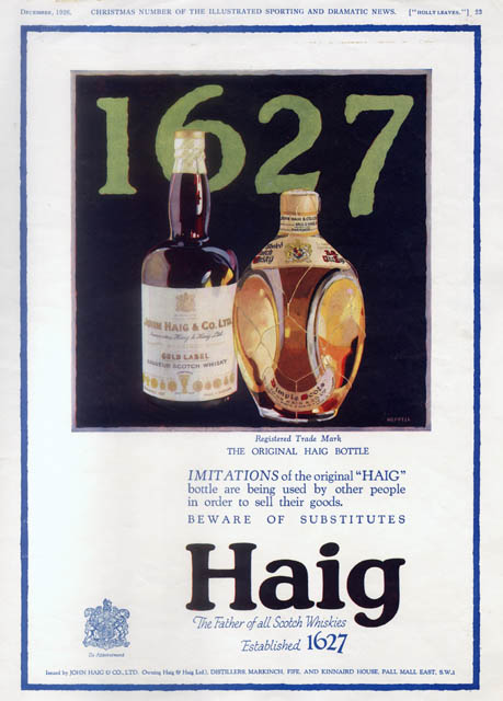 Gallery Image: Haig Whisky | Catalogue | History of Advertising Trust