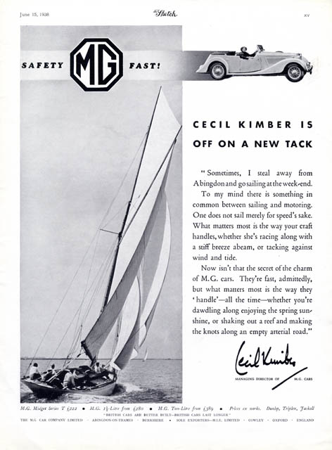 Gallery Image: MG 4 door open tourer (Cecil Kimber) | Catalogue ...