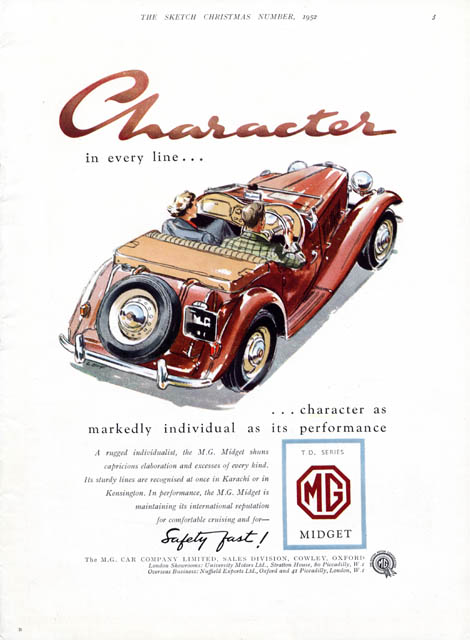 Gallery Image: MG Midget | Catalogue | History of Advertising Trust