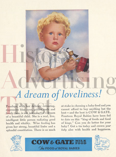 Press advertisement: Cow & Gate milk food | Catalogue | History of ...