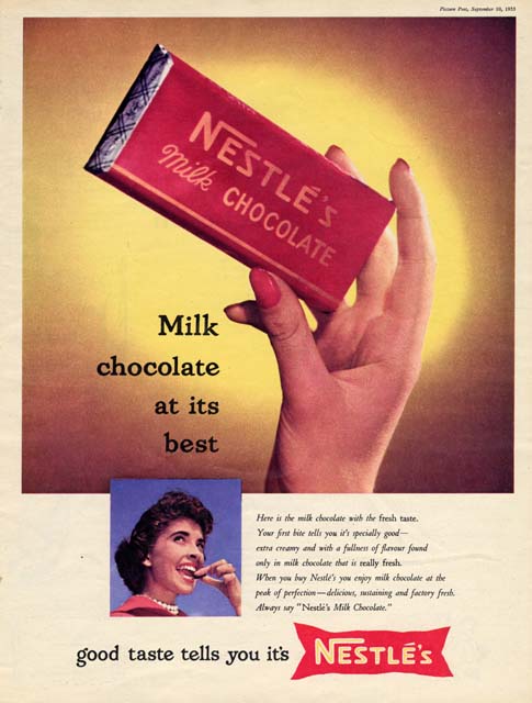 Gallery Image: Nestle Milk Chocolate | Catalogue | History of ...
