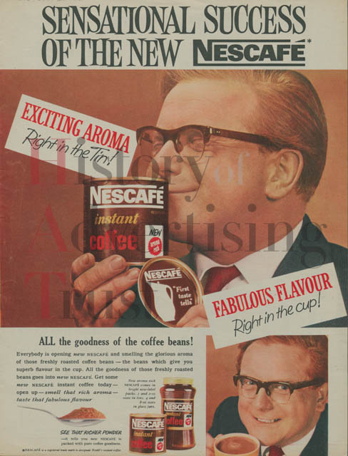 Press Advertisement: Nescafe Coffee | Catalogue | History of ...