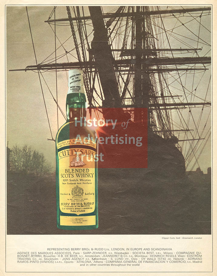 Press Advertisement: Cutty Sark whisky | Catalogue | History of ...