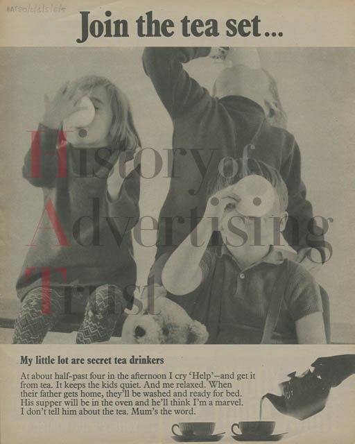 Press Advertisement: Join the tea set | Catalogue | History of ...