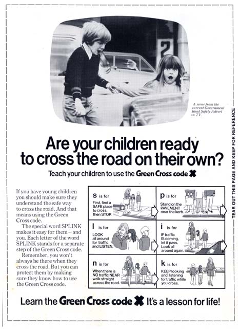 Gallery Image: Green Cross Code | Catalogue | History of Advertising Trust