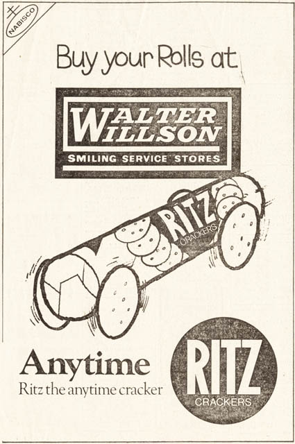 Gallery Image: Ritz Crackers (Buy your Rolls at Walter Willson ...