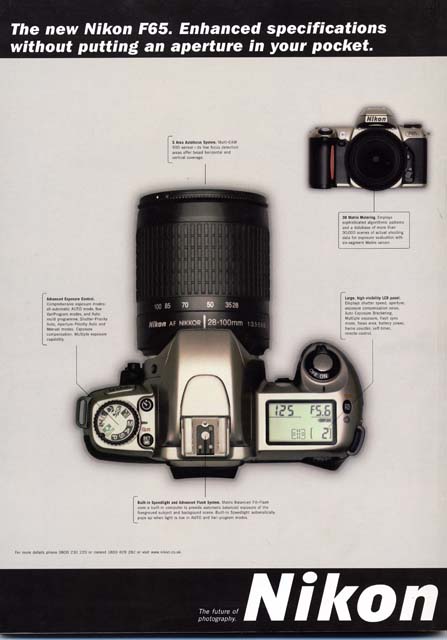 Gallery Image: Nikon F65 | Catalogue | History of Advertising Trust