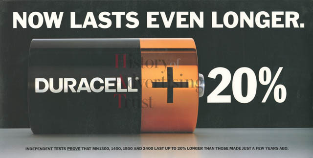 Proof: Duracell | Catalogue | History of Advertising Trust