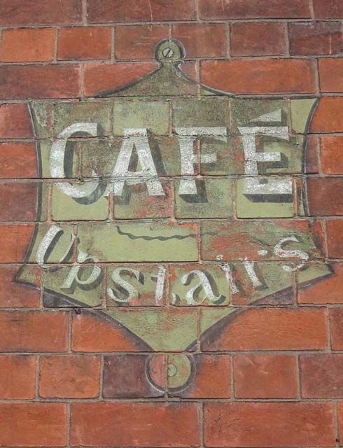 Ghostsign: Cafe Upstairs | Catalogue | History of Advertising Trust