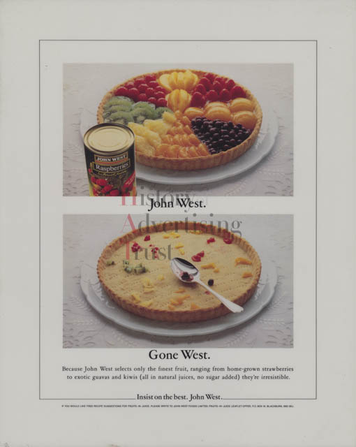 Proof: John West | Catalogue | History of Advertising Trust