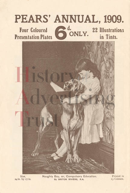 Magazine insert: Pears' Annual | Catalogue | History of Advertising Trust