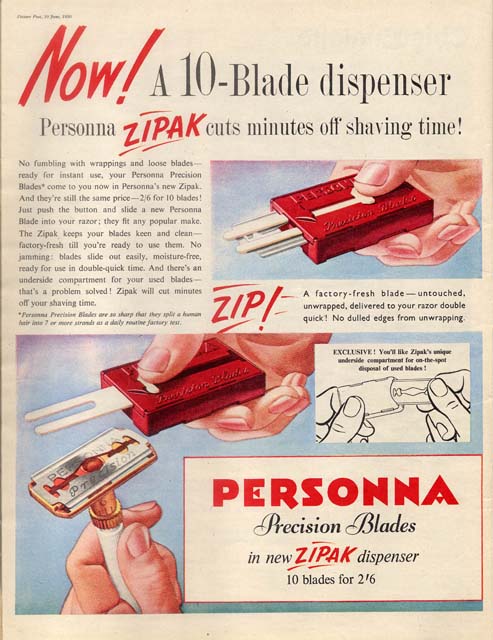 Gallery Image: Personna razor blades | Catalogue | History of ...
