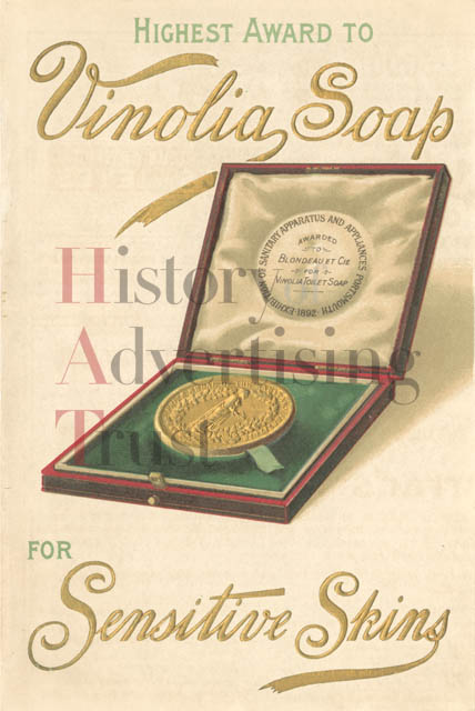 Magazine insert: Vinolia soap | Catalogue | History of Advertising Trust