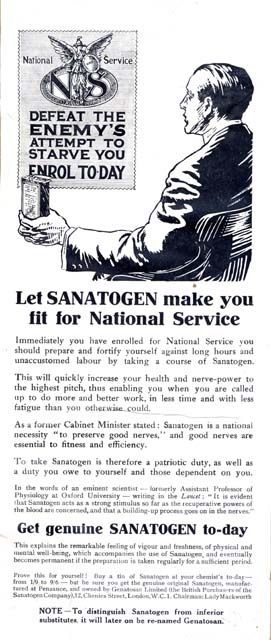 Gallery Image: Sanatogen | Catalogue | History of Advertising Trust