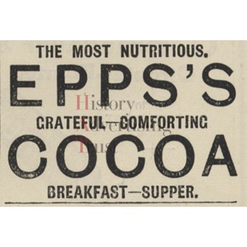 Press advertisement: Epps's cocoa | Catalogue | History of Advertising ...