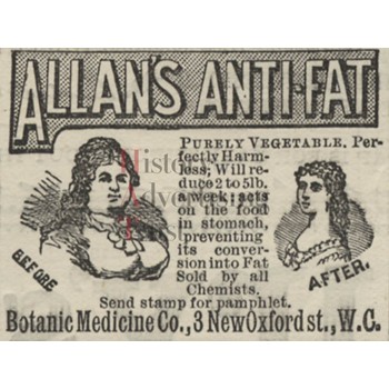 Press advertisement: Allan's anti-fat | Catalogue | History of ...