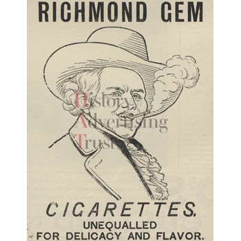 Press advertisement: Richmond Gem cigarettes | Catalogue | History of ...